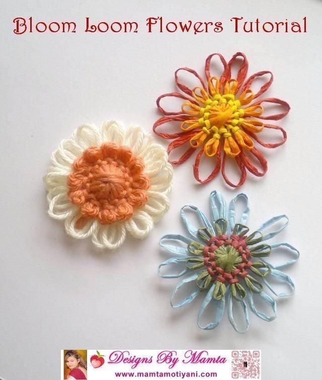 How To Make Bloom Loom Flowers On A Vintage Studio Twelve Loom