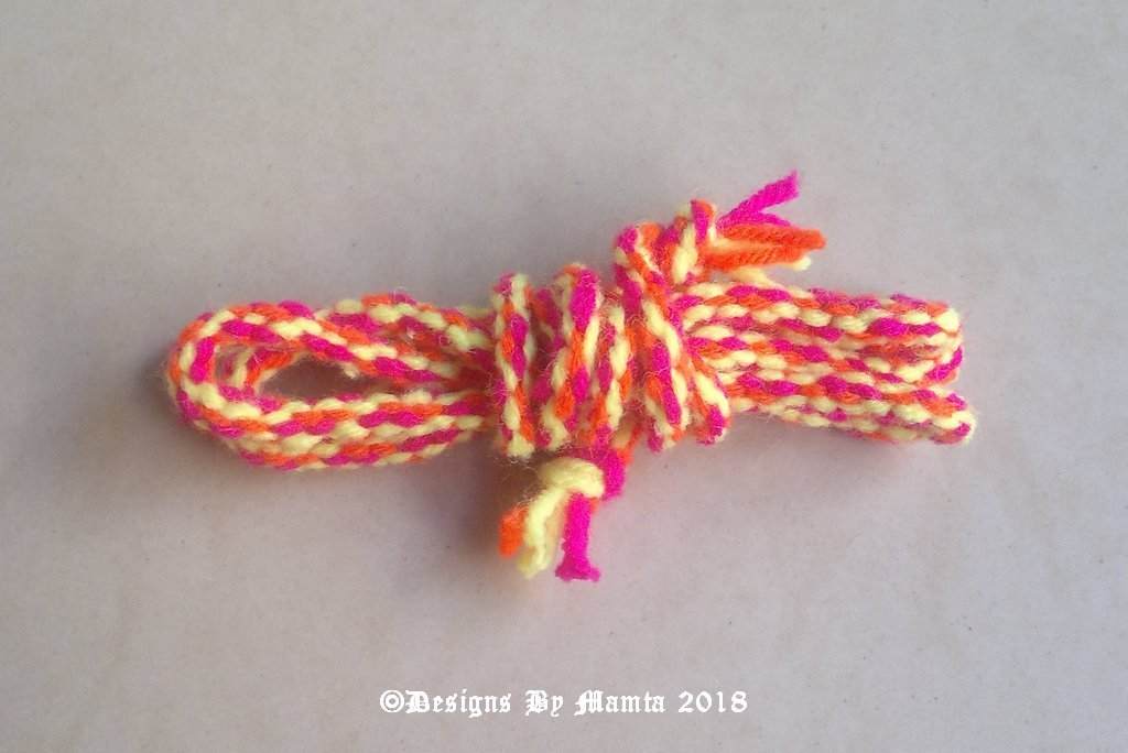 Funky Twisted Kumihimo Rope | Variegated Handmade Cords For Jewelry